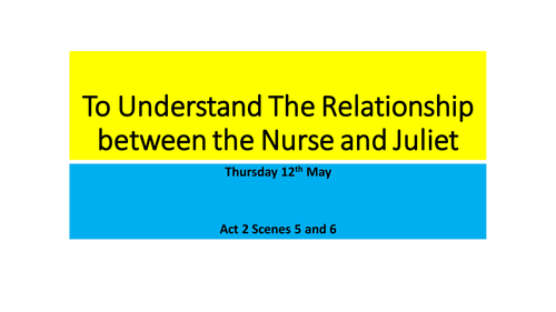 Romeo and Juliet | Teaching Resources