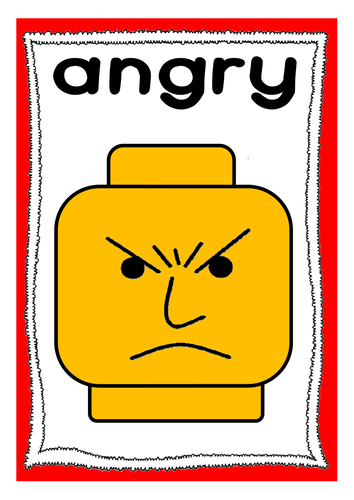 EMOTIONS FEELINGS TEACHING RESOURCES KS1 KS2 BEHAVIOUR DISPLAY LEGO ...