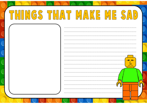 EMOTIONS FEELINGS TEACHING RESOURCES KS1 KS2 BEHAVIOUR DISPLAY LEGO ...