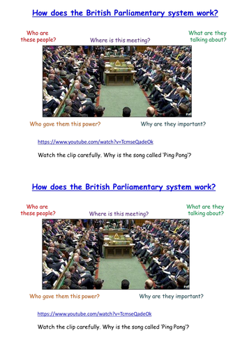 Parliament | Teaching Resources
