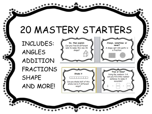 MASTERY MATHS BUNDLE | Teaching Resources MASTERY MATHS BUNDLE | Teaching Resources