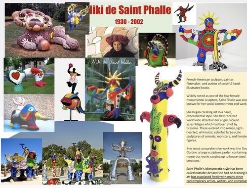 KS3 Art Nature project-plant 3D forms: Ernst Haeckel, Niki De St Phalle ...