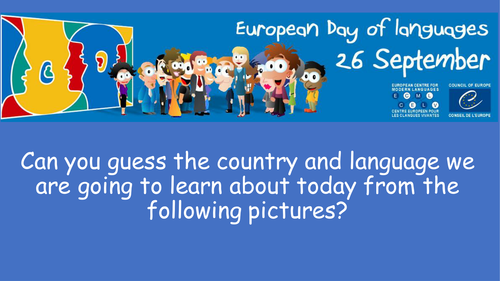 European Day of Languages 2018 Bundle - Assembly and Lesson | Teaching ...
