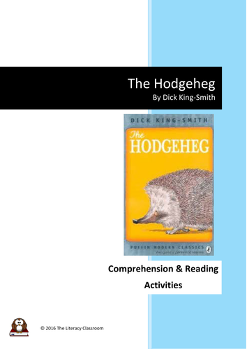 The Hodgeheg by Dick King-Smith Comprehension and Reading Activities ...