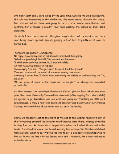 Year 3/4 Stories With Familiar Settings Planning and Resources ...