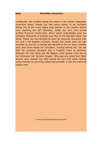 Year 3/4 Stories With Familiar Settings Planning and Resources ...