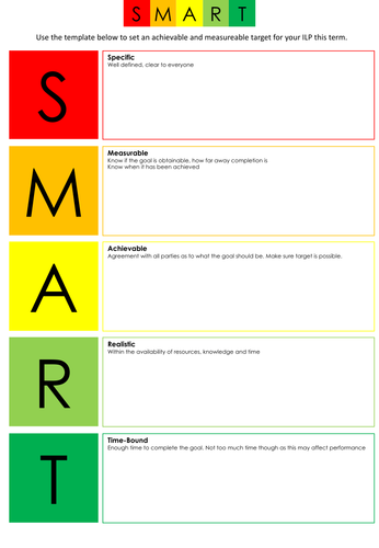 SMART Target | Teaching Resources SMART Target | Teaching Resources
