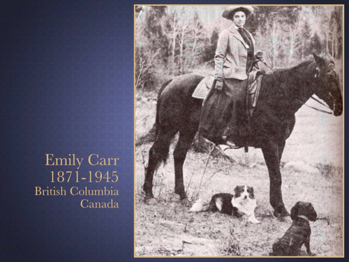 Emily Carr - Art History - Canada - First Nations - B.C. Wilderness ...