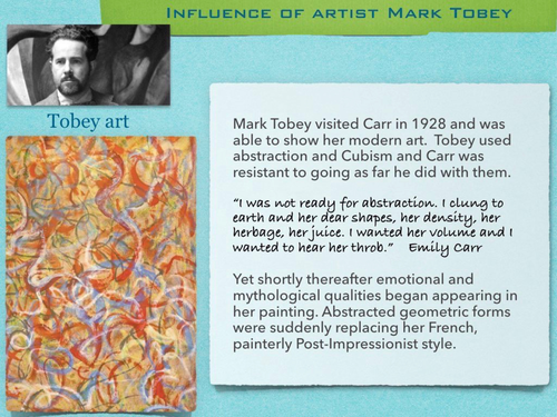 Emily Carr - Art History - Canada - First Nations - B.C. Wilderness ...