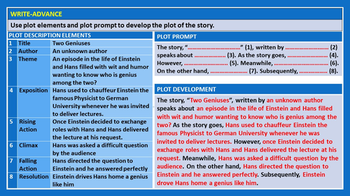 TWO GENIUSES - PROSE COMPREHENSION - UNIT PLANS AND RESOURCES ...