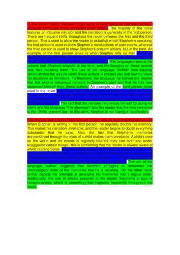 Spies Michael Frayn IGCSE CIE Literature | Teaching Resources