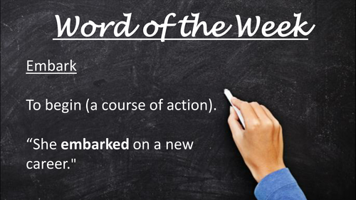 Word of the Week | Teaching Resources