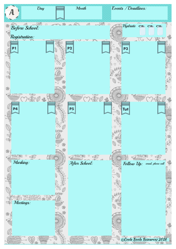 Teacher Planner | Teaching Resources