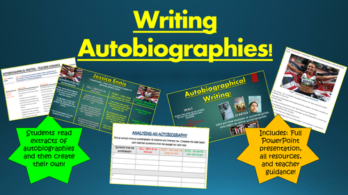 Writing Autobiographies! | Teaching Resources