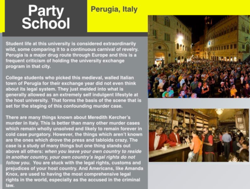 Amanda Knox - Murder Trial - Italian v. US Law - Double Jeopardy - 64 ...