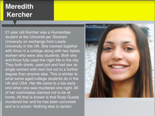 Amanda Knox - Murder Trial - Italian v. US Law - Double Jeopardy - 64 ...