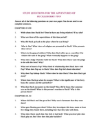 The Adventures of Huckleberry Finn PPT and study questions | Teaching ...