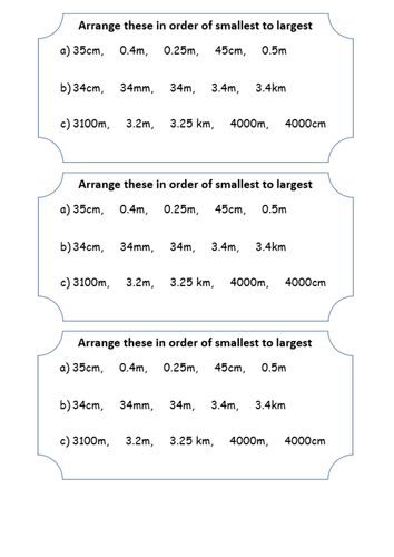 Converting metric units | Teaching Resources