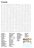 Friendship Word Search | Teaching Resources