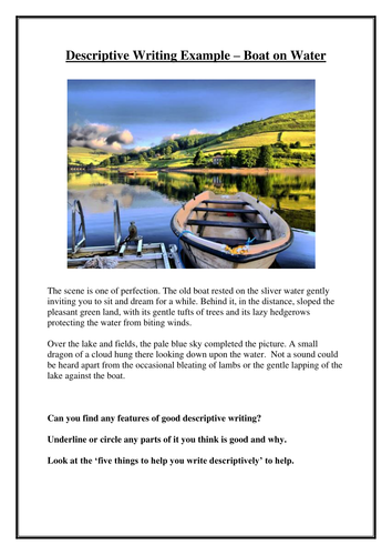 Nature Descriptive Writing + Starters | Teaching Resources