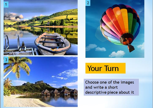 Nature Descriptive Writing + Starters | Teaching Resources