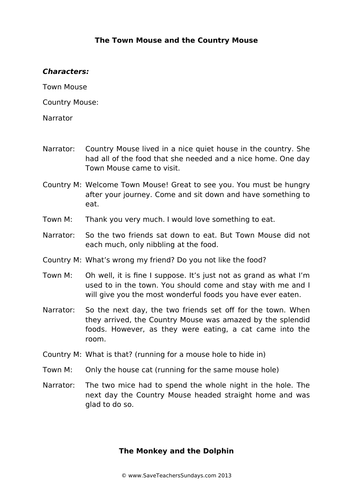 Year 3/4 Fables (and Play Scripts) Planning and Resources | Teaching ...