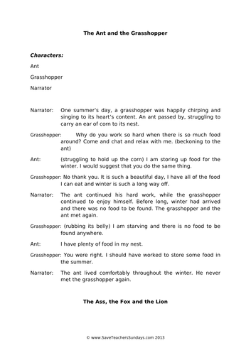 Year 3/4 Fables (and Play Scripts) Planning and Resources | Teaching ...