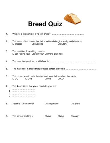 Focus on Bread Making | Teaching Resources