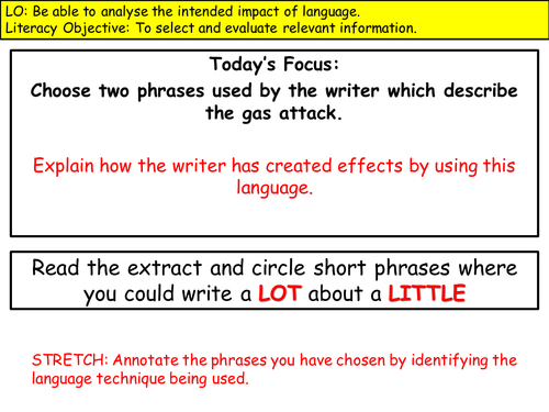 OUTSTANDING Language Analysis lessons- can be adapted for any GCSE new ...
