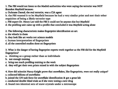 Fingerprint - Forensic - Evidence - Mayfield - McKie et al - 70 Slides ...