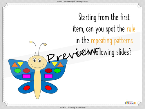 Patterns and Sequences - Year 2 | Teaching Resources