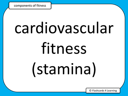 GCSE PE: Components of Fitness - Key Terms! | Teaching Resources