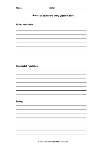 Year 3/4 Adventure Stories Planning and Resources | Teaching Resources