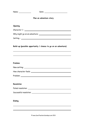 Year 3/4 Adventure Stories Planning and Resources | Teaching Resources
