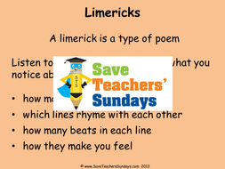 Limericks Lesson Plan and Other Resources | Teaching Resources