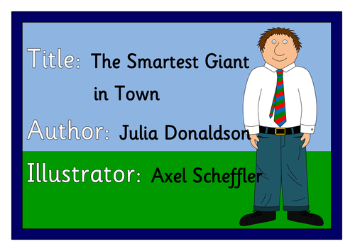 The Smartest Giant in Town story resources | Teaching Resources