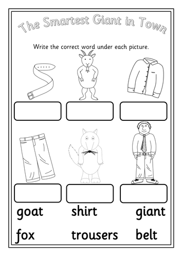 The Smartest Giant in Town story resources | Teaching Resources