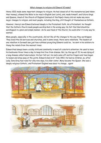 How did Edward change religion | Teaching Resources