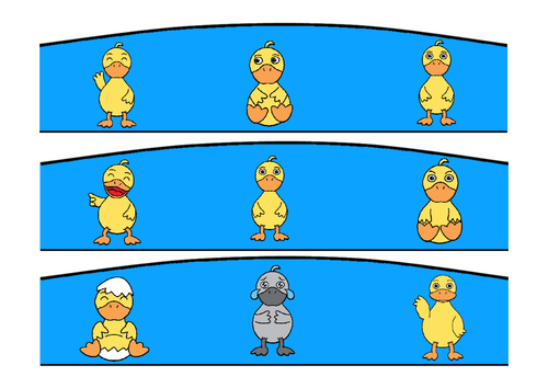 UGLY DUCKLING TEACHING RESOURCES NURSERY RHYME LITERACY NUMERACY ROLE ...