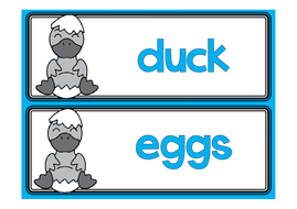 UGLY DUCKLING TEACHING RESOURCES NURSERY RHYME LITERACY NUMERACY ROLE ...