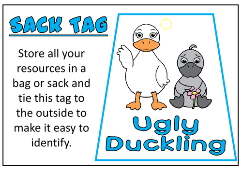 UGLY DUCKLING TEACHING RESOURCES NURSERY RHYME LITERACY NUMERACY ROLE ...