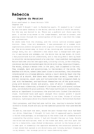 'Rebecca' opening, narrative hooks and devices | Teaching Resources