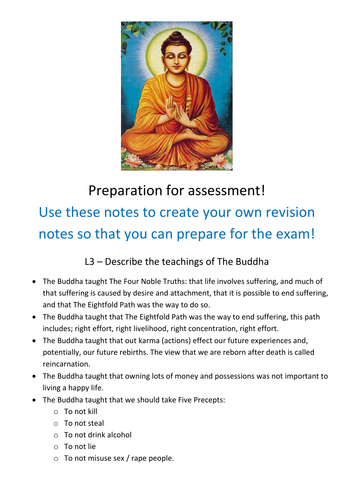 KS3 Buddhism - Complete Resource Pack (10 Lessons) | Teaching Resources