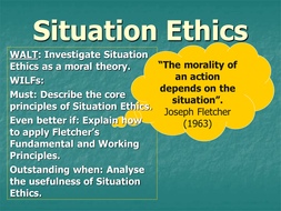 An introduction to Situation Ethics | Teaching Resources
