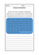 Cohesion Lesson | Teaching Resources