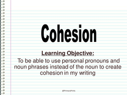 Cohesion Lesson | Teaching Resources