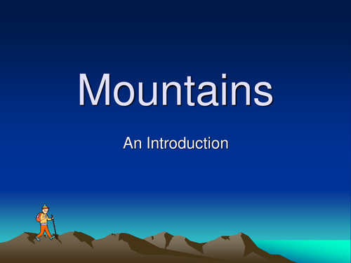 Mountains | Teaching Resources