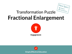 Fractional Enlargement (Transformation Puzzle) | Teaching Resources