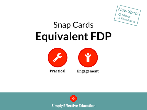 Equivalent FDP (Snap Cards) | Teaching Resources