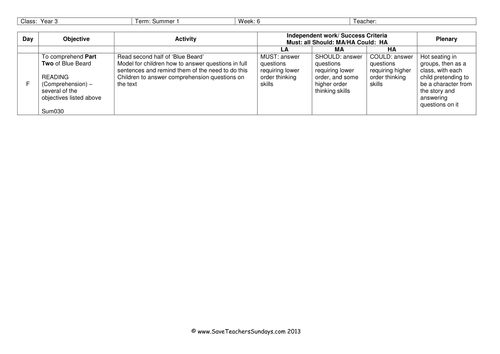 Mystery Story Comprehension Lesson Plan and Worksheets (2) | Teaching ...